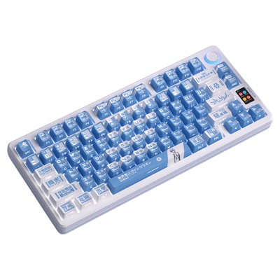 绫波丽双拼透光PBT热升华键帽