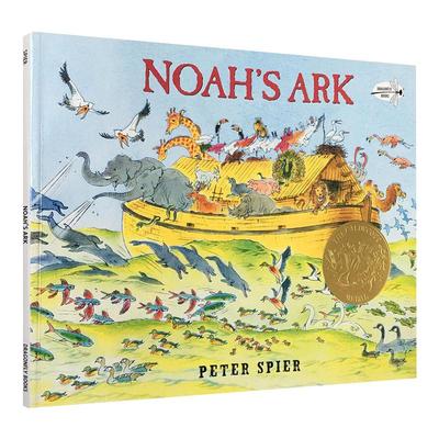 【中图原版】英文Noah's Ark 诺亚方舟 凯迪克金奖 无字图画书绘本 无字书 大奖绘本 Peter Spier彼得·史比尔