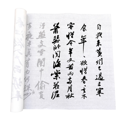 行书毛笔描红宣纸临摹帖