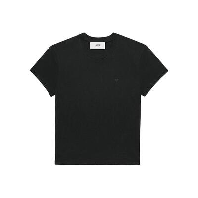 AMIPARIS同色爱心棉质短袖T恤