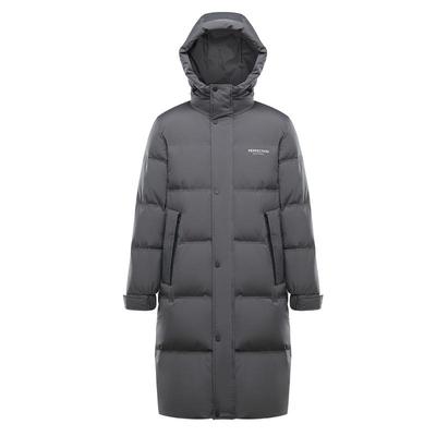 波司登羽绒服长款连帽防风