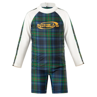 Momasong儿童连体长袖A类泳衣