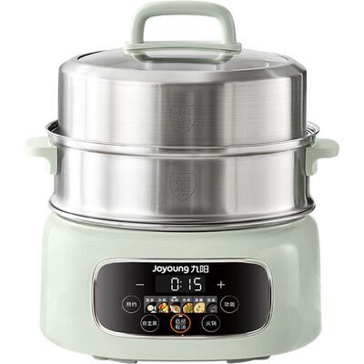 【全钢0塑0涂层】多功能电蒸锅