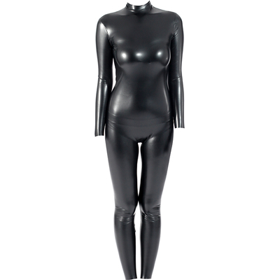 Ftshist 乳胶氨光泽皮革颗粒纹kigurumi全包紧身衣zentai量身定制