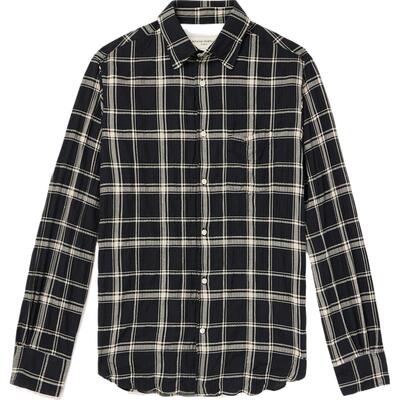 【618狂欢】Officine Generale春夏男士混纺泡泡纱衬衫