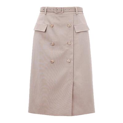 HONRN/红人显瘦a字垂坠感半身裙