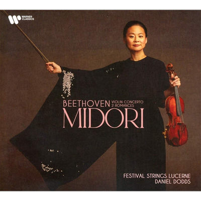 【原装进口】贝多芬小提琴协奏曲 Midori美岛莉 CD唱片 9579205