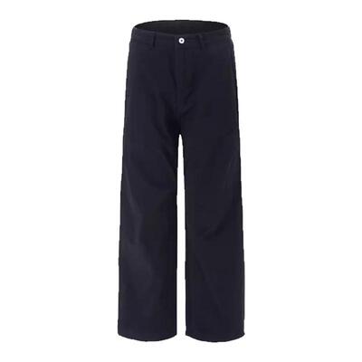 98SQUID 美式cleanfit伞兵阔腿褶皱工装裤男女宽松百搭休闲长裤潮