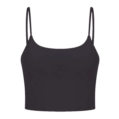 运动吊带文胸上衣外穿美背跑步防震内衣速干健身瑜伽背心带胸垫女