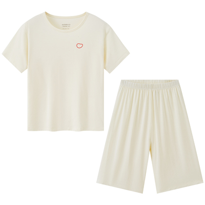 小番薯potatokids莫代尔男童女童软软衣短袖短裤儿童家居睡衣