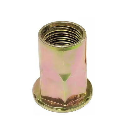 平头半六角拉铆螺母 彩锌白锌螺母 现货 紧固件GB/T17880