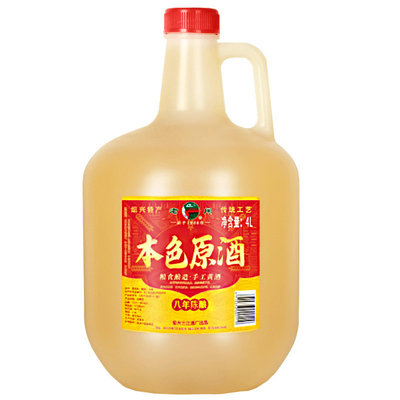 老闸本色黄酒花雕桶装无焦糖色