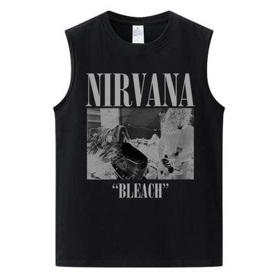 Nirvana涅槃乐队摇滚vtg坎肩背心