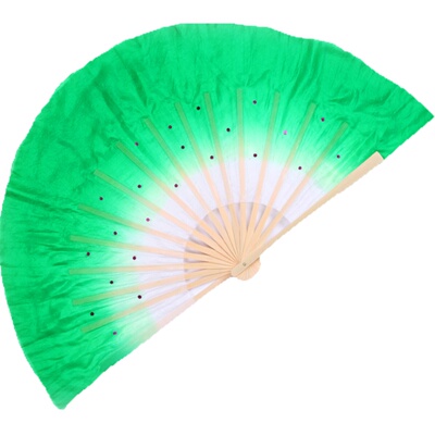 8寸舞蹈扇子红舞鞋真丝扇