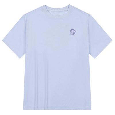 361运动T恤男女同款2025夏季透气新款宽松休闲情侣装纯色圆领短袖