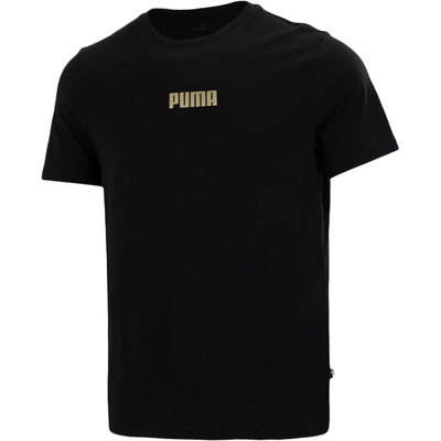 PUMA/彪马正品当季新款男子休闲透气运动短袖T恤 534151-01