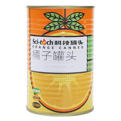科技橘子罐头425克*5罐酸甜多汁