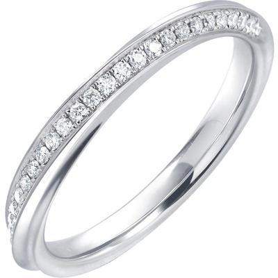 周生生promessa星宇白色钻石戒指