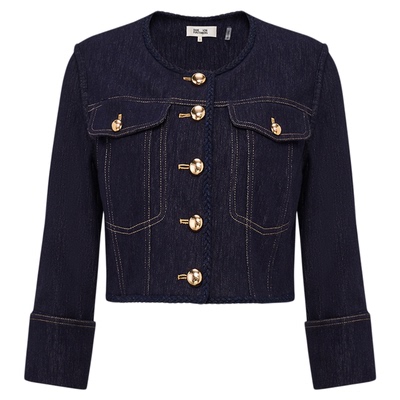 DVF2025新款丹宁蓝外套