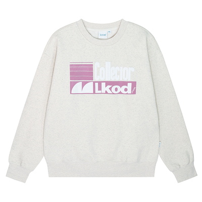 LKOD发泡logo情侣圆领卫衣