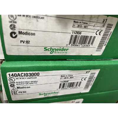议价Schneider多量程模拟140ACI03000全新输入模块