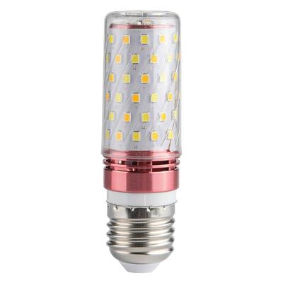 led灯泡三色变光12w家用节能照明