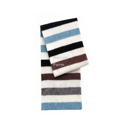 AevumForm百分百羊毛条纹围巾