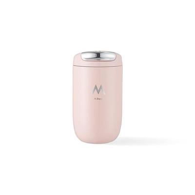 M Stand复古亮面咖啡保温杯ins珍珠白樱花粉 不锈钢长效保温保冷