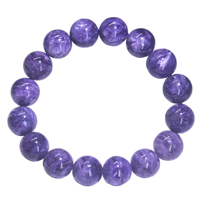 天然俄罗斯紫龙晶手串查罗石手链