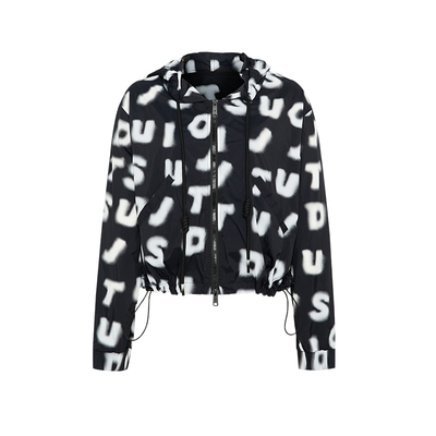 La pargay【A to Z】字母印花拉链薄外套  街头艺术  L75301230V