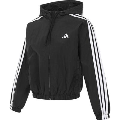 【自营】adidas阿迪达斯女子W 3S WV WB运动针织无帽外套套JZ2162