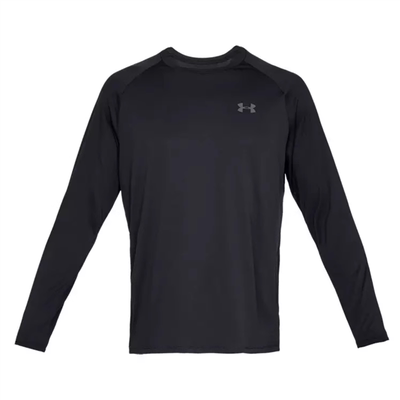 薄款透气长袖运动健身安德玛男