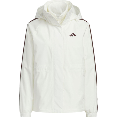 Adidas/阿迪达斯正品2025秋季款女士运动连帽保暖外套KB7592