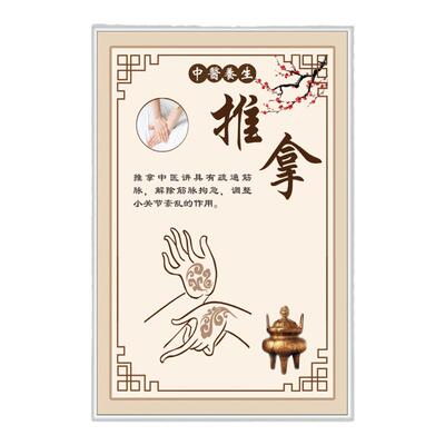 针灸推拿拔罐中医养生馆挂图