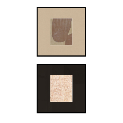 高级感现代抽象中古风简约艺术小众挂画侘寂风民宿装饰画餐厅酒店