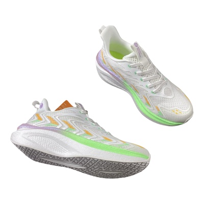 夏季冰丝透气减震防滑越野跑鞋