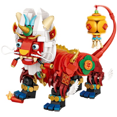 俐智年兽来袭贺岁新春LOZ礼物