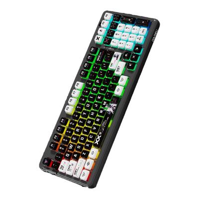 达尔优A98爱丽丝二次元机械键盘三模无线gasket结构全键热插拔