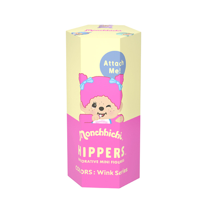 hippers萌趣趣趴趴彩色眨眼系列盲盒潮玩公仔汽车屏幕手机壳摆件