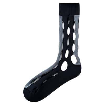 袜say女款镂空透气中筒袜