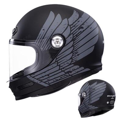 复古摩托车全盔rymic小盔体四季