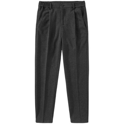 luud2024呢料西裤复古锥形