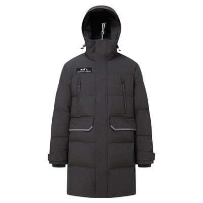 波司登极寒90鹅绒服户外工装中长