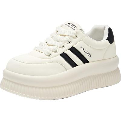 休闲厚底增高小白鞋百搭