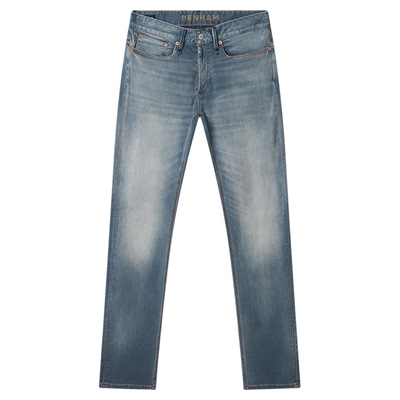 DENHAM高弹力修身牛仔裤男