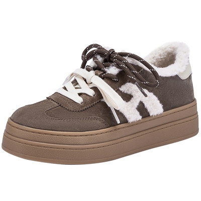 热风2025年冬季新款女时尚休闲鞋