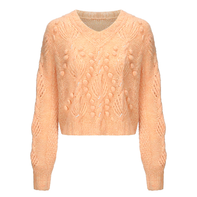 tanni温柔气质亲肤套头针织衫