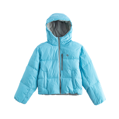 riverstone plus 多巴胺连帽90白鸭绒羽绒服女冬季加厚保暖面包服