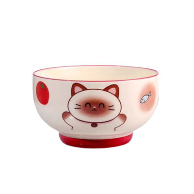 雅诚德暹罗猫可爱高颜值陶瓷餐具
