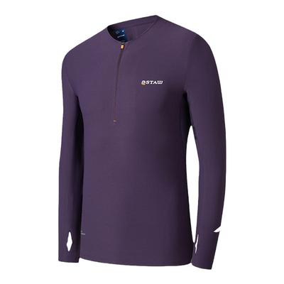 STAW长袖男女半拉链越野长袖